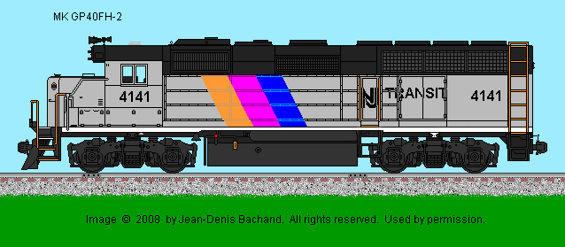 Morrison Knudsen GP40FH-2 Data Sheet